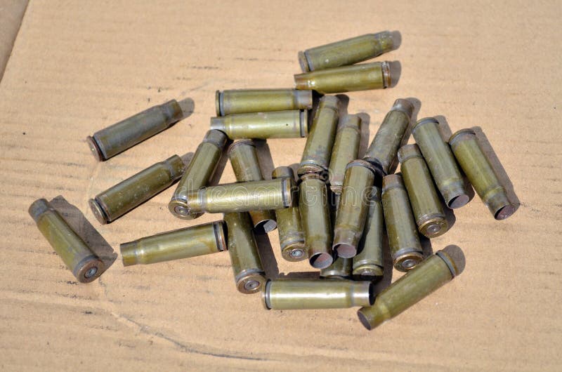 Photo of Old Bullet Shell 7.62 Stock Image - Image of ammo, pistol ...