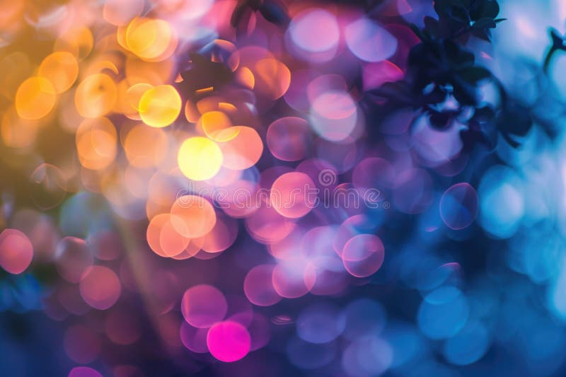 A Photo of a Bunch of Lights, Great for Abstract Backgrounds Stock ...