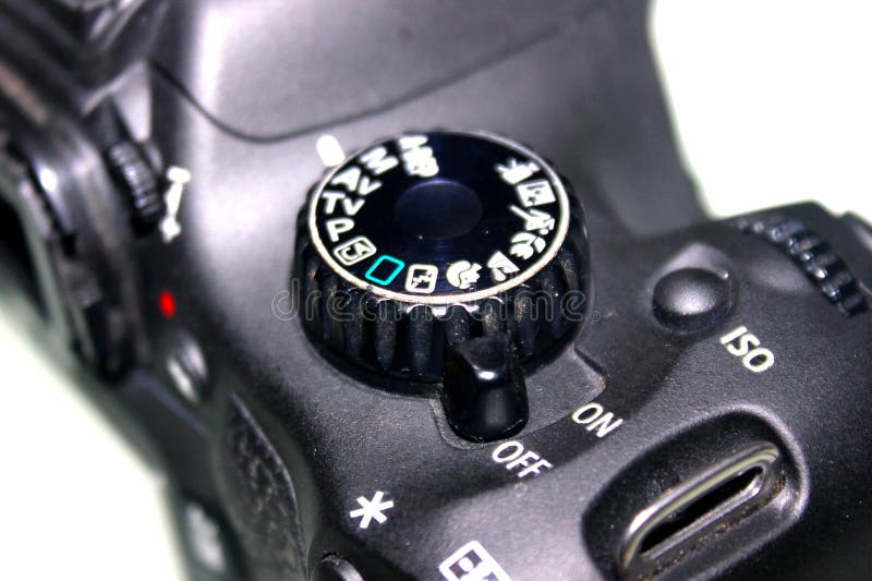 A Photo Button, Thumb Wheel on a DSLR ,digital Camera Stock Photo ...