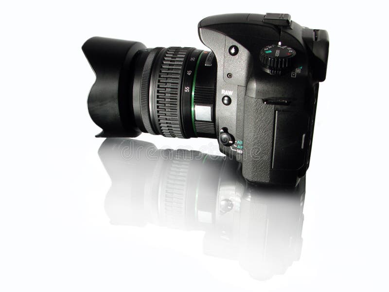 Photo camera stock photo. Image of digital, isolated, technology - 3980674