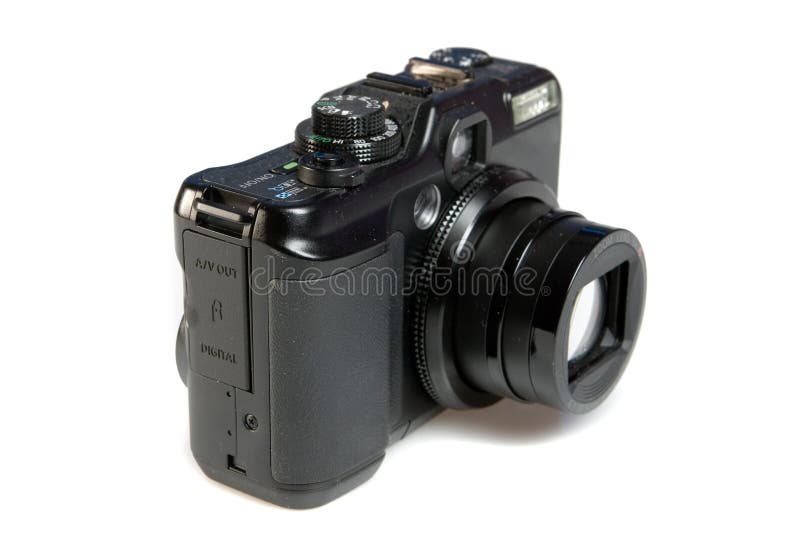 Photo camera stock photo. Image of zoom, digicam, aperture - 7803676