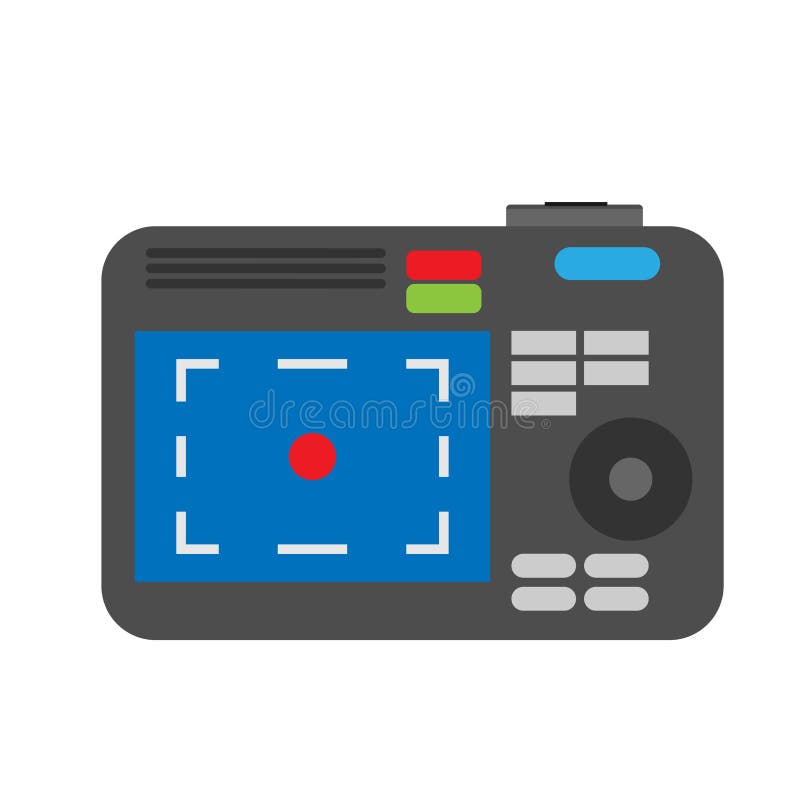 Web Camera Front View Vector Icon Digital Technology Equipment Video ...
