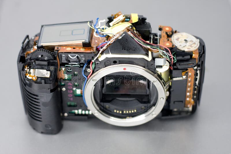 Broken digital camera stock photo. Image of inoperable, lense - 80834