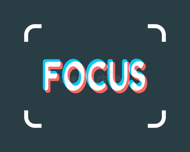 Photo Camera Focusing Screen Stock Vector - Illustration of enhance ...