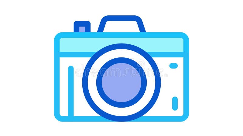 Photo Camera Icon Animation Stock Footage - Video of logo, tracker ...