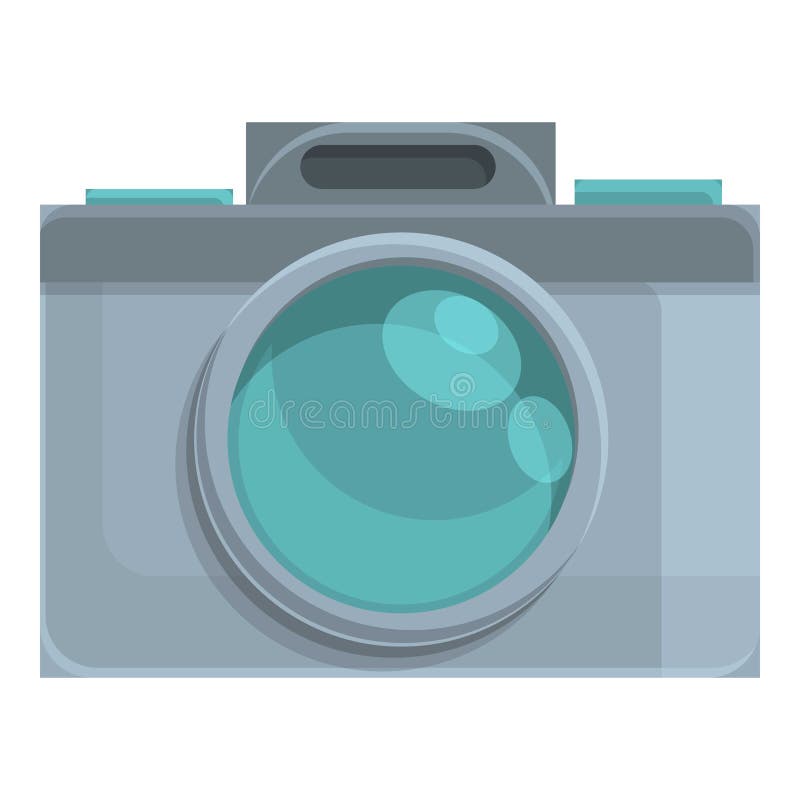 Photo Camera Icon, Cartoon Style Stock Vector - Illustration of style ...
