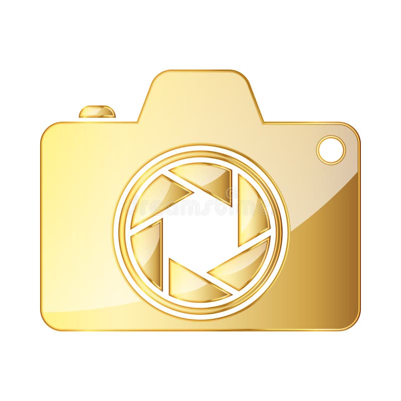 Photo camera icon - vector stock illustration. Illustration of capture ...
