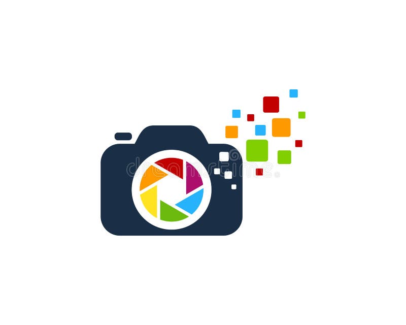 Photo Camera Icon Logo Design Element Stock Vector - Illustration of ...