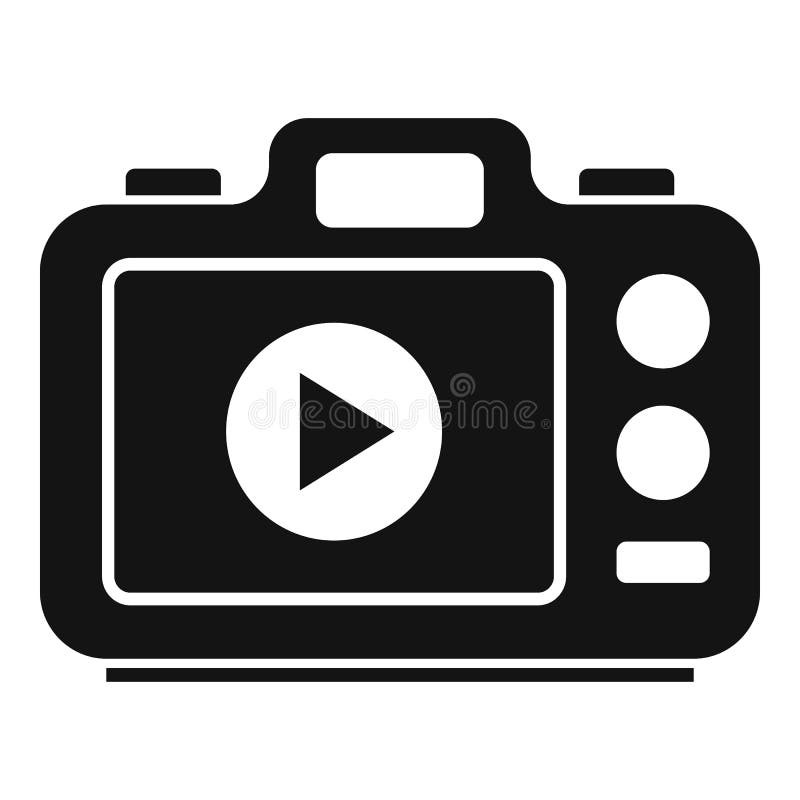 Photo Camera Icon Simple Vector. Digital Picture Stock Illustration ...