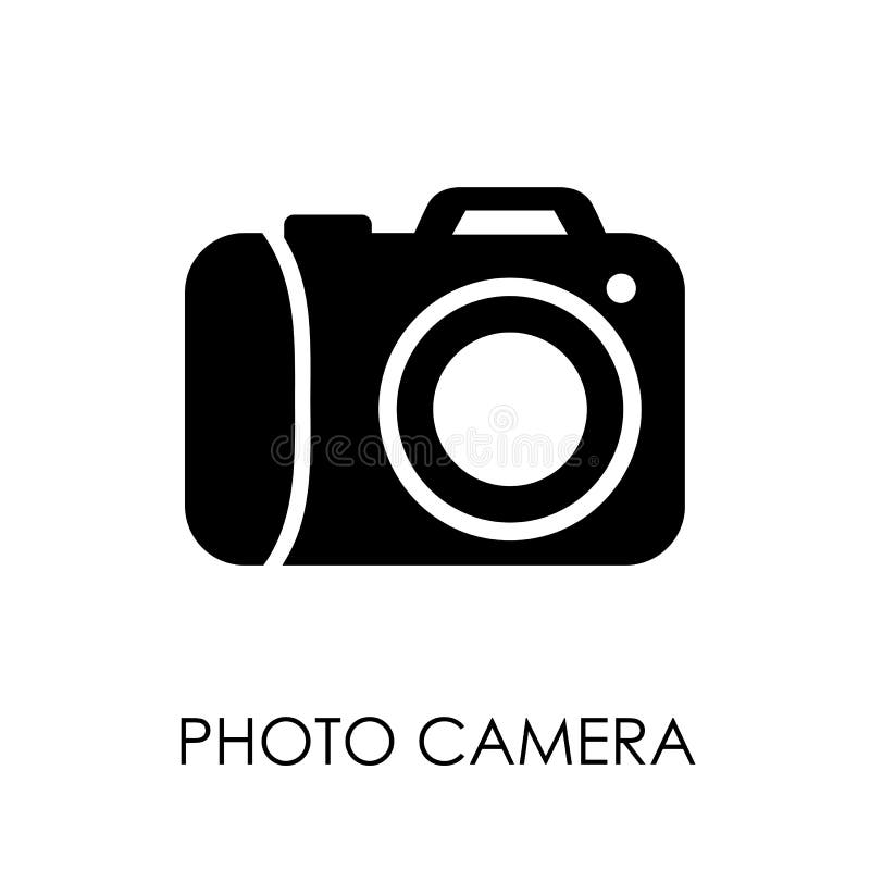 Photo Camera Icon Symbol Flat Style Vector Illustration Stock Vector ...