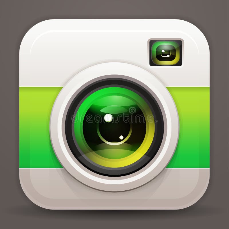 Photo camera icon stock illustration. Illustration of vector - 85020134