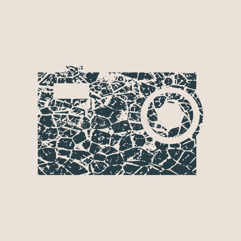 Photo camera icon stock vector. Illustration of dryness - 86212621