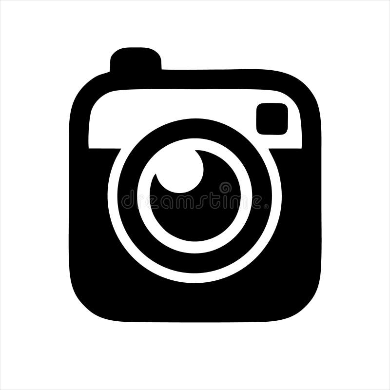 Photo Camera Icon on White Background, Modern Flat Vector Camera Icon ...