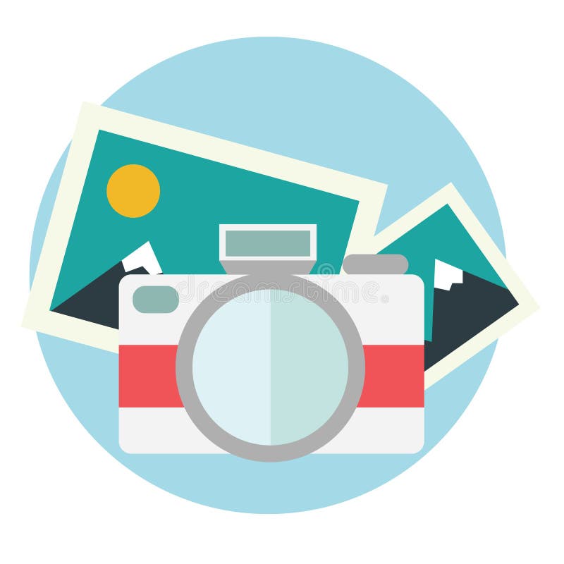 Camera illustration stock vector. Illustration of hobbies - 12480046