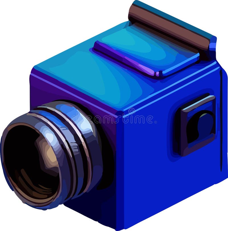 Photo Camera. Isolated Camera. Isometric Camera. Vector Photo Camera ...