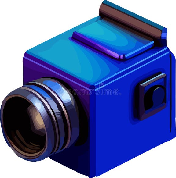Photo Camera. Isolated Camera. Isometric Camera. Vector Photo Camera ...