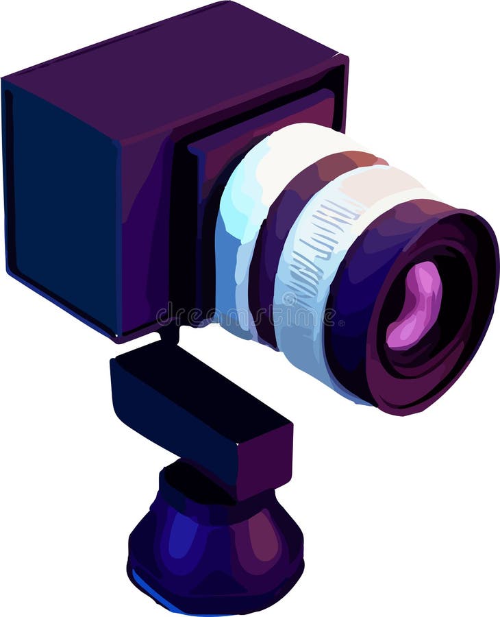 Photo Camera. Isolated Camera. Isometric Camera. Vector Photo Camera ...