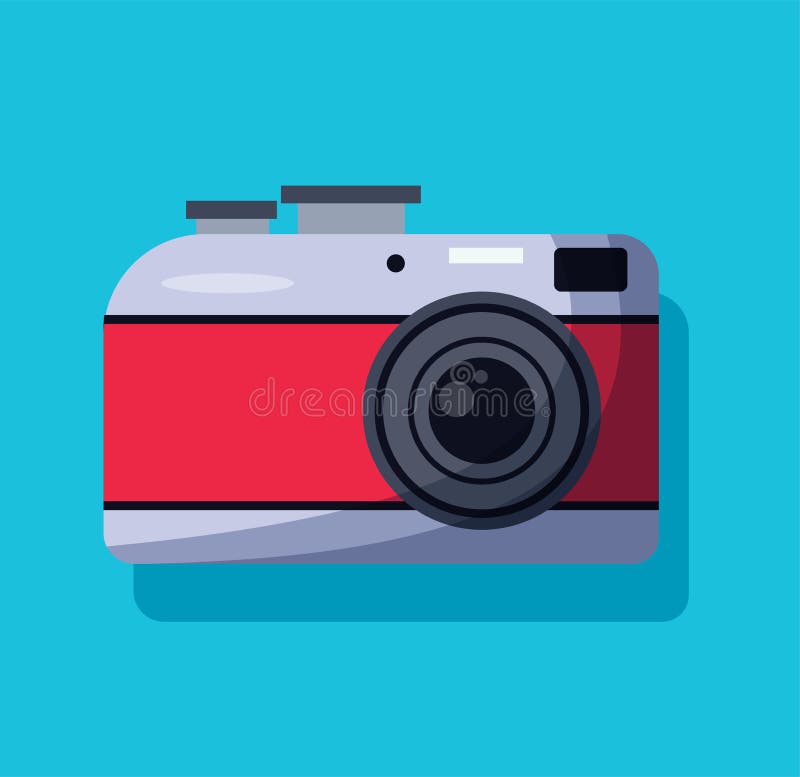 Photo Camera Isolated Vector Illustration Stock Vector - Illustration ...