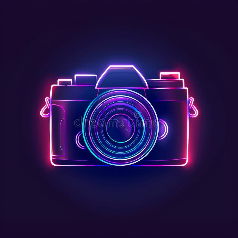 Photo camera logo logotype stock illustration. Illustration of business ...