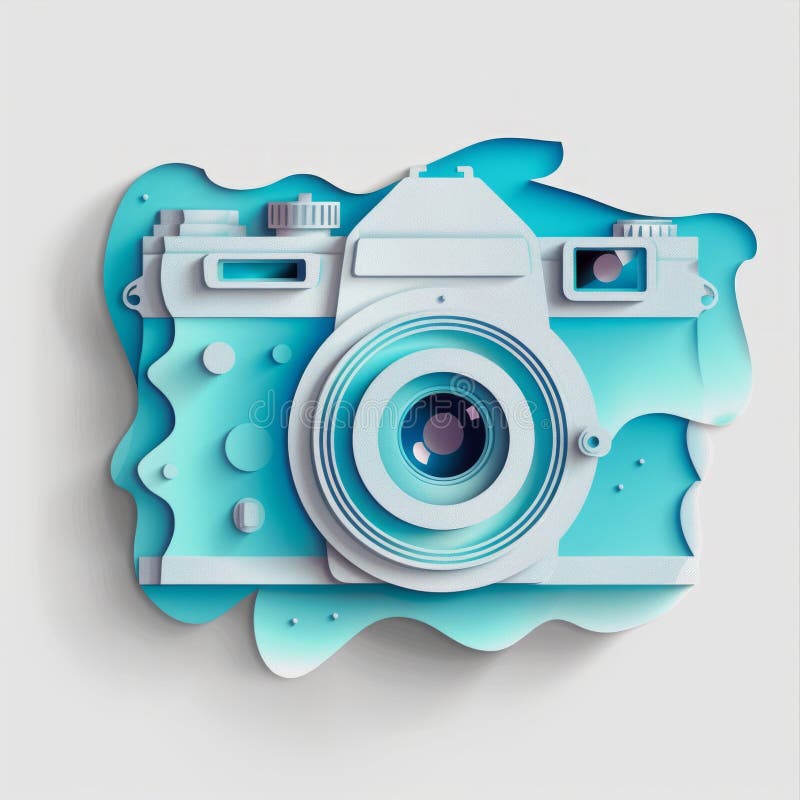 Photo camera logo logotype stock illustration. Illustration of media ...