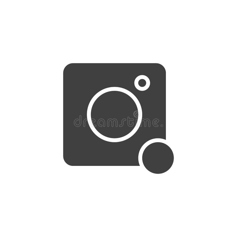 Photo Camera Notification Vector Icon Editorial Image - Illustration of ...