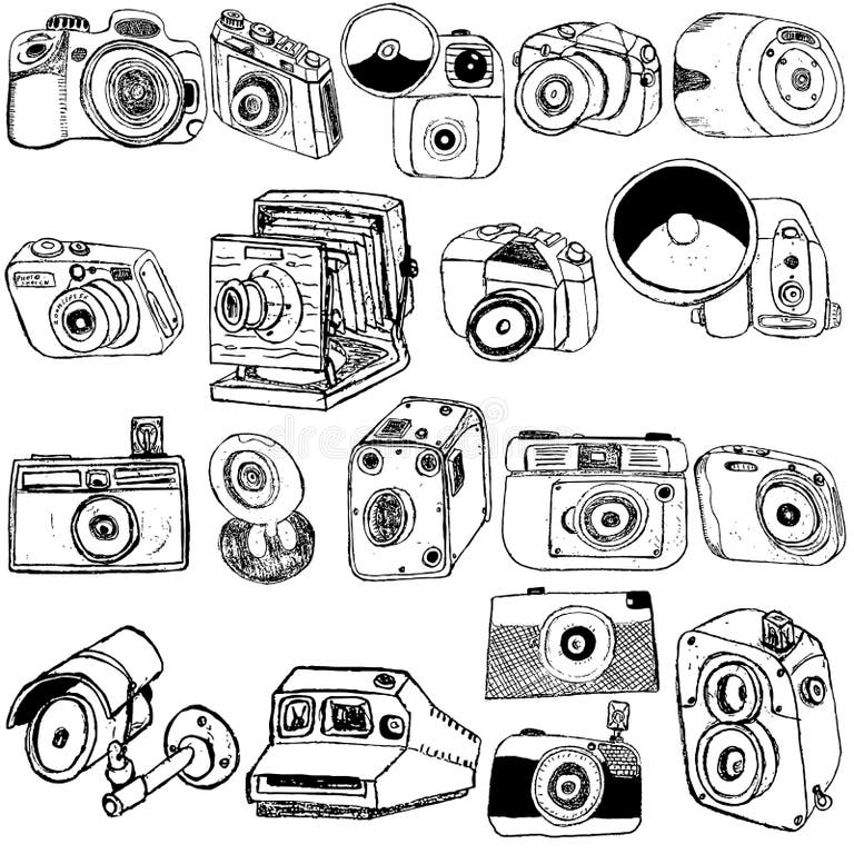 Digital Camera Sketch Stock Illustrations – 9,058 Digital Camera Sketch ...