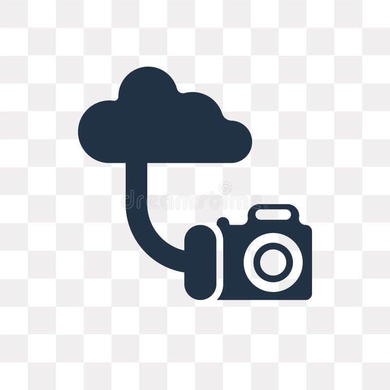 Photo Camera Vector Icon Isolated on Transparent Background, Photo ...