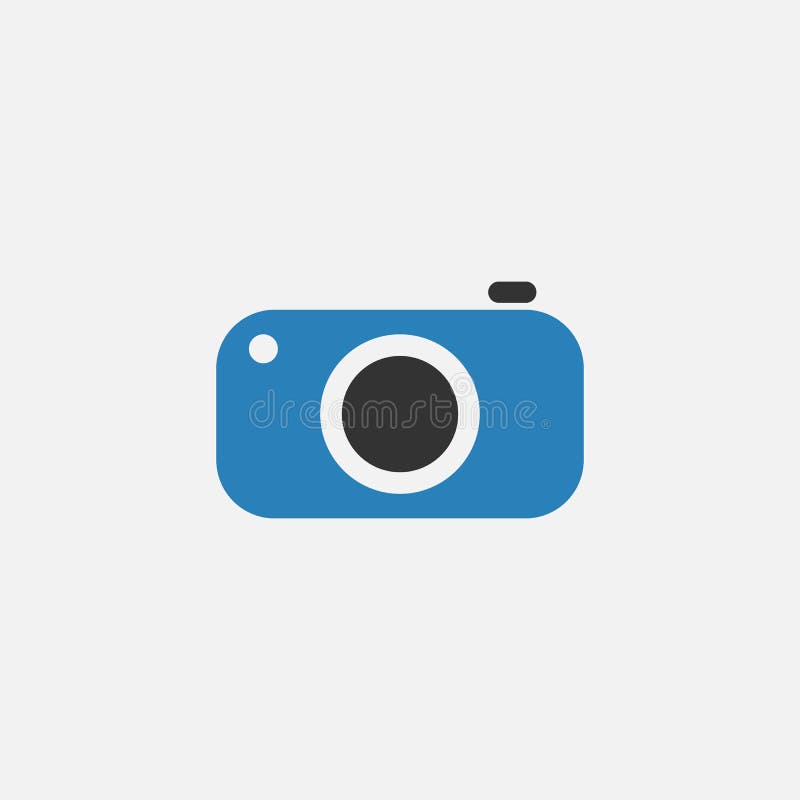 Photo Camera. Vector Simple Modern Icon Design Illustration Stock ...