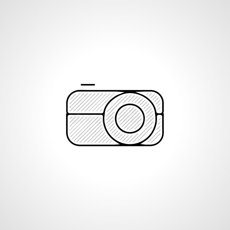 Photo Camera Thin Line Icon. Photo Camera Thin Line Icon Stock Vector ...