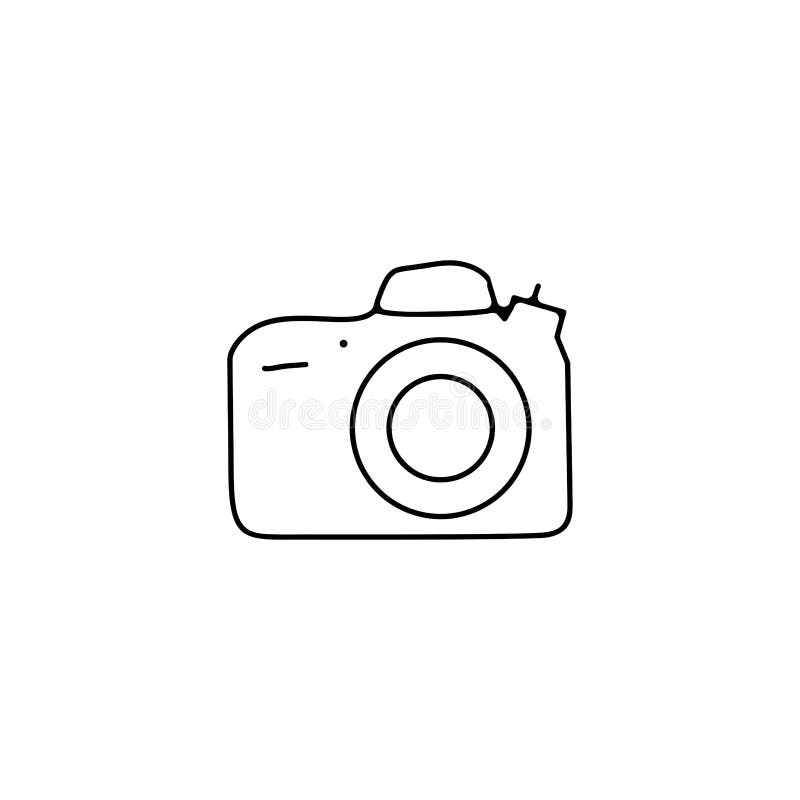 Photo Camera Thin Line Icon. Photo Camera Thin Line Icon Stock Vector ...