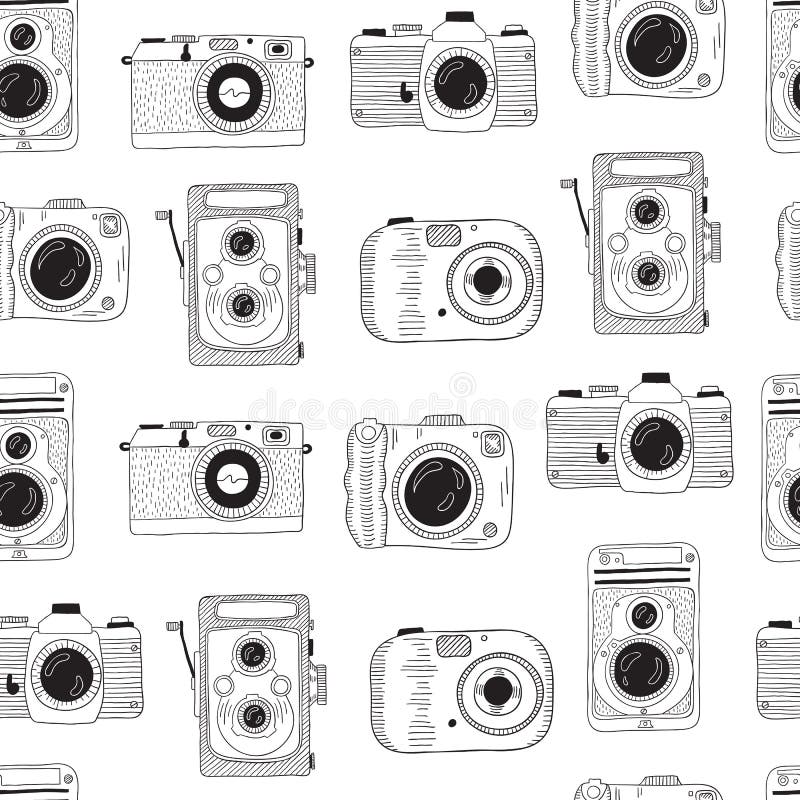 Hand Drawn Cosmetics Set. Beauty and Makeup Stock Vector - Illustration ...