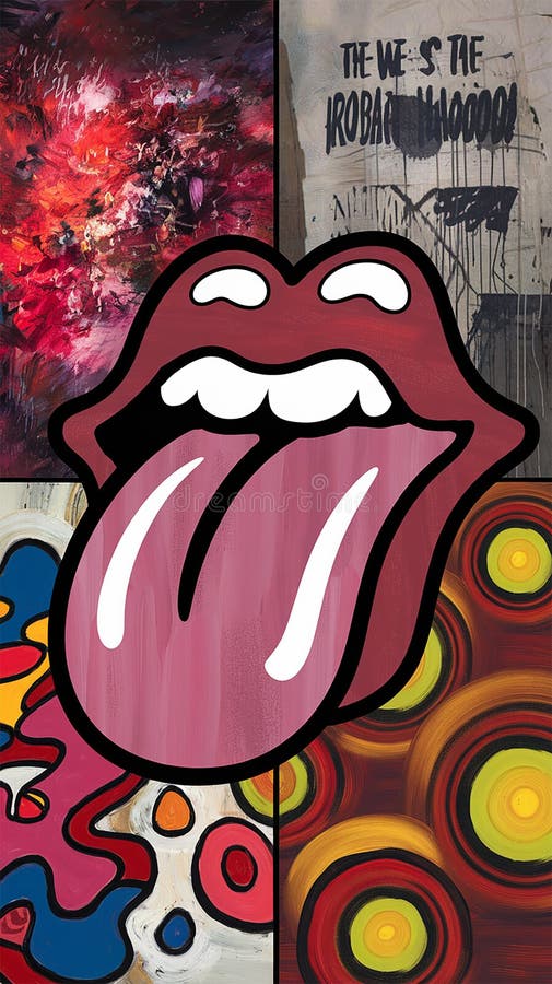 A Photo of a Captivating Quadriptych Composed of Four Interconnected ...