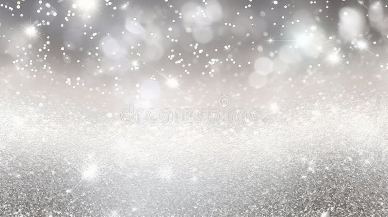 Blurry Snow Flakes on Black and White Background Stock Illustration ...