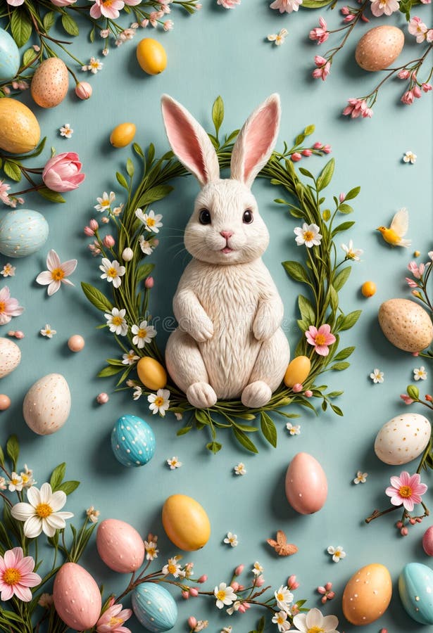 The Photo Captures a Bright and Joyful Easter Atmosphere Filled with ...