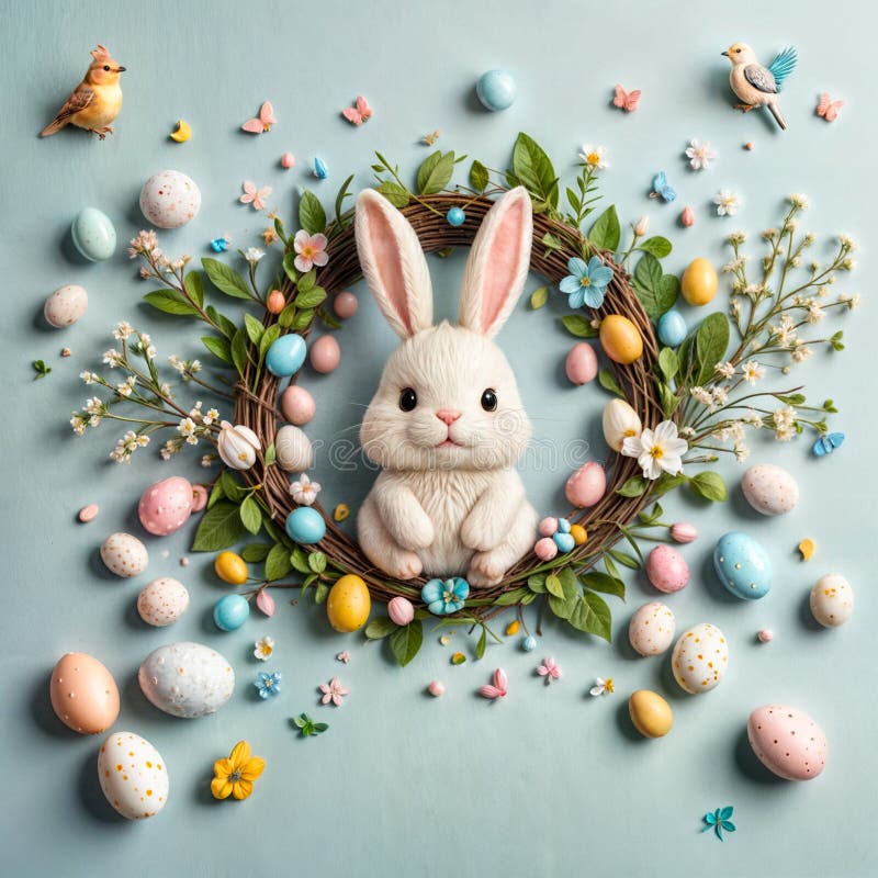 The Photo Captures a Bright and Joyful Easter Atmosphere Filled with ...