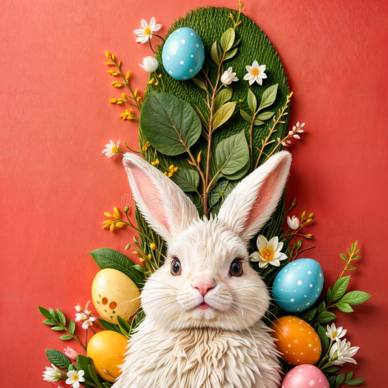 The Photo Captures a Bright and Joyful Easter Atmosphere Filled with ...