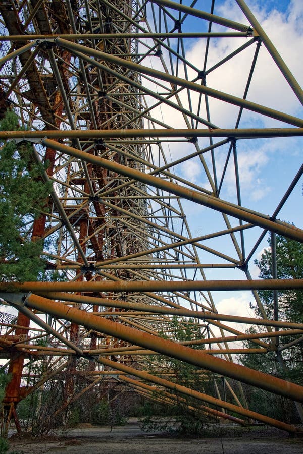 The Photo Captures an Elaborate Metal Construction Amidst Sparse ...
