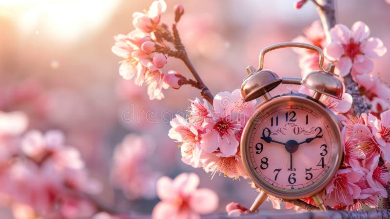 Springtime Alarm: Cherry Blossom Clock Switching To Daylight Saving ...