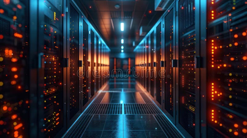 Digital Infrastructure Hub: Inside a Modern Data Center Stock ...
