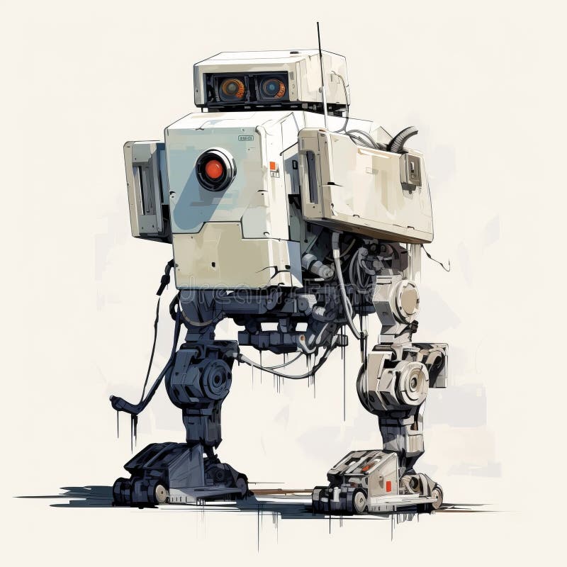 Floating Realistic Robot Stock Illustrations – 19 Floating Realistic ...
