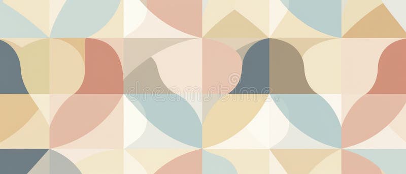 Geometric Abstract Pattern with Vibrant Colors and Intricate Shapes ...