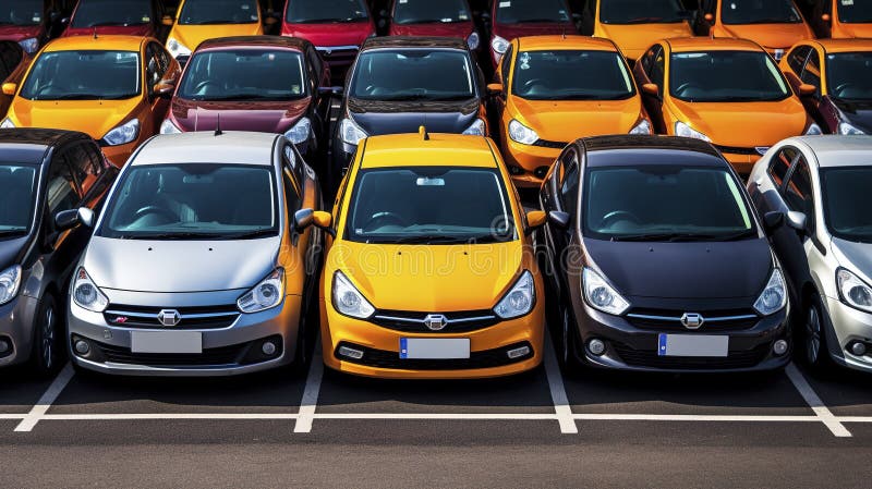 A Photo of a Car Rental Fleet Management System Stock Illustration ...