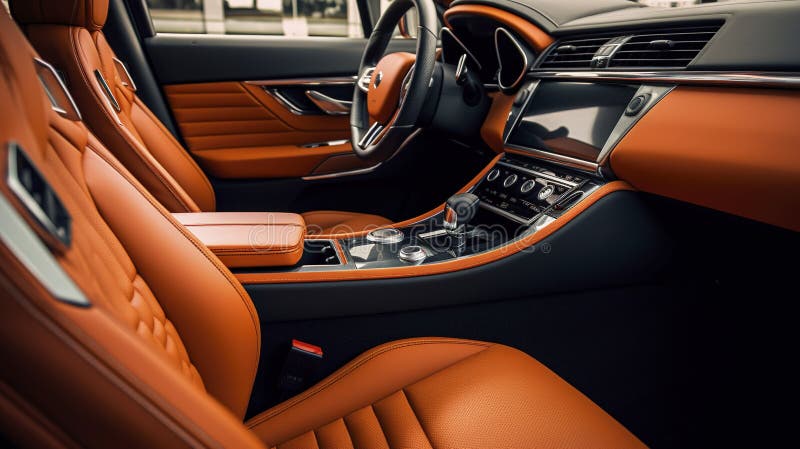 A Photo of a Car Rental Interior Detailing Stock Illustration ...