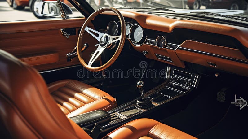 A Photo of a Car Rental Interior Detailing Stock Illustration ...