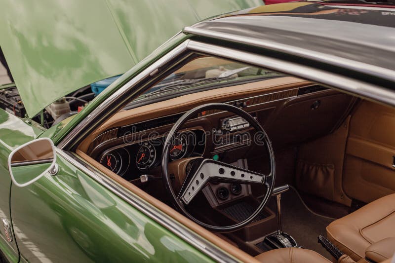 Photo of a Car S Inside. Unique Wheel Stock Photo - Image of inside ...