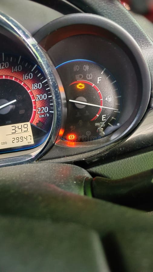 Photo of the Car& X27;s Speedometer when it is Turned on while it is ...