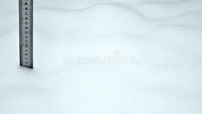 Pointer snow depth stock image. Image of background - 169209619