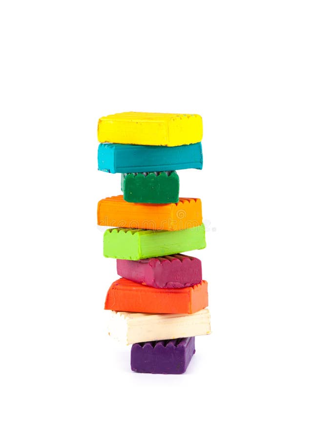 Photo Children`s Colored Plasticine. Materials for Creativity Stock ...