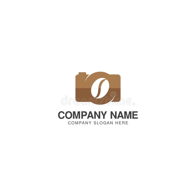 Photo coffee logo design stock vector. Illustration of photographer ...