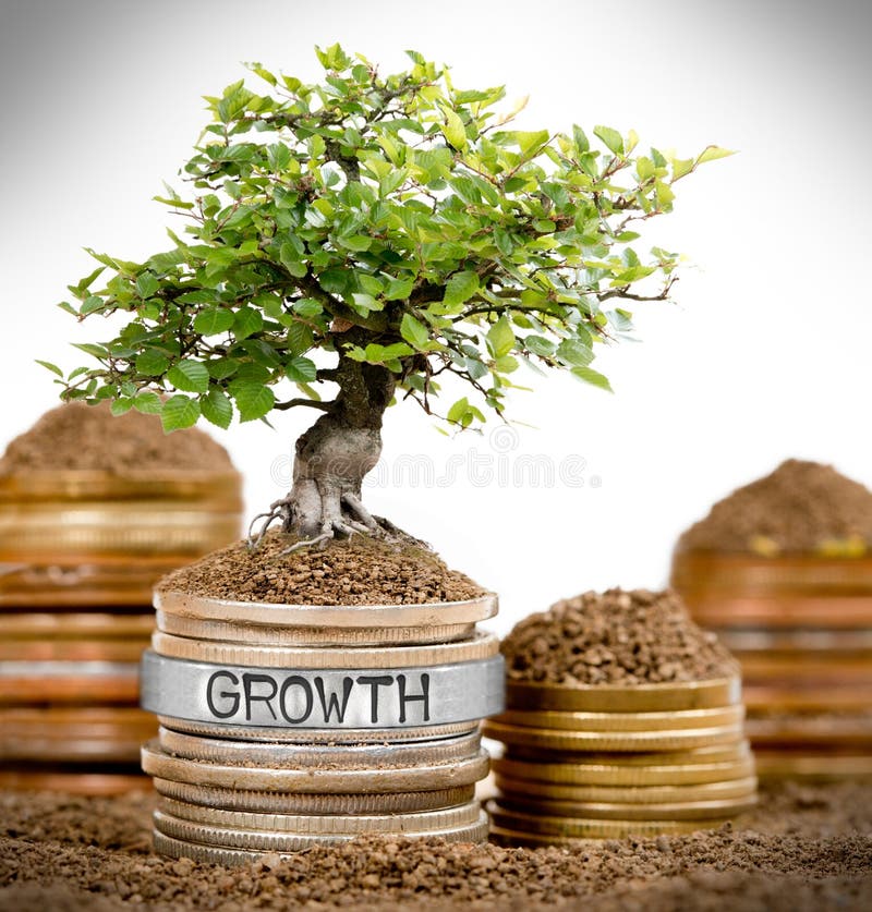 Coin Stack Investment and Finance Concept Stock Image - Image of coin ...